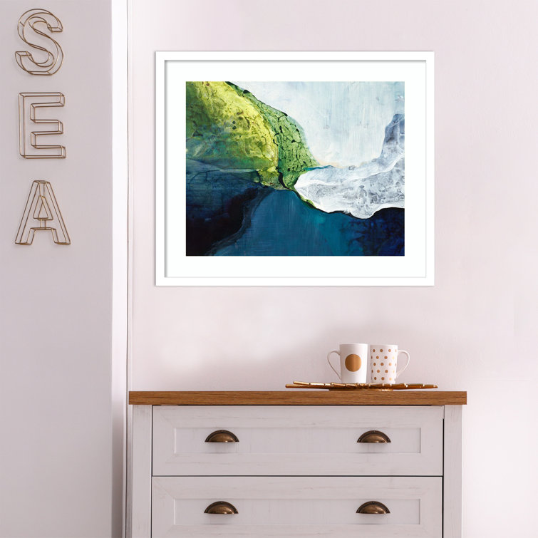 Orren Ellis Earthy Collision By Kari Taylor Wood Framed Wall Art Print ...