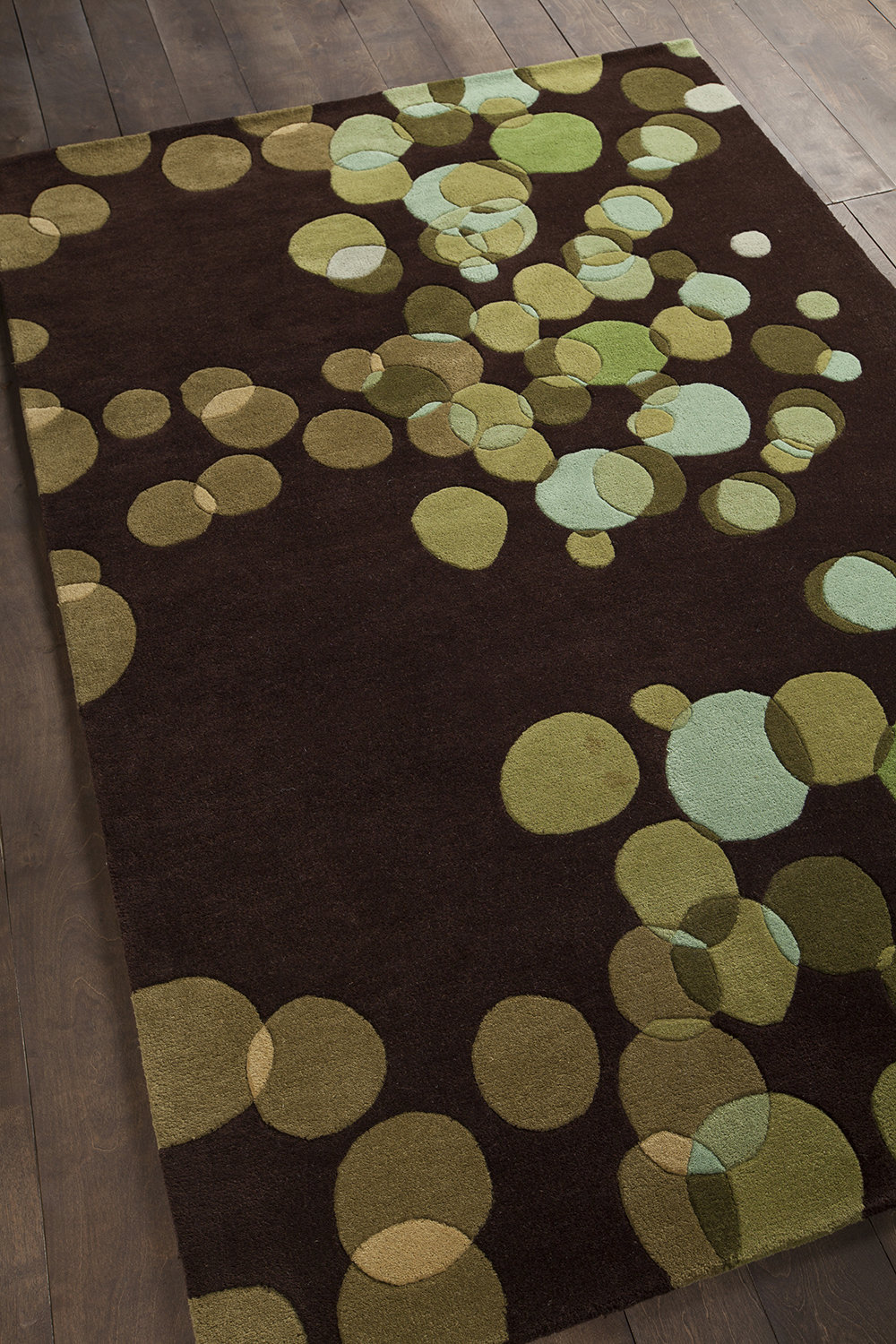 Brayden Studio® Samual Green/Brown Area Rug | Wayfair