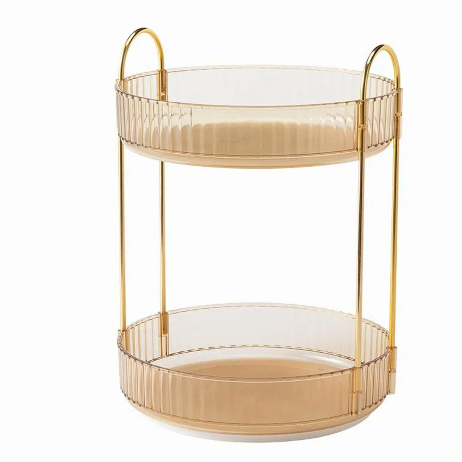 Dovecove 360° Spin Vanity Makeup Organizer - Large Capacity Acrylic ...