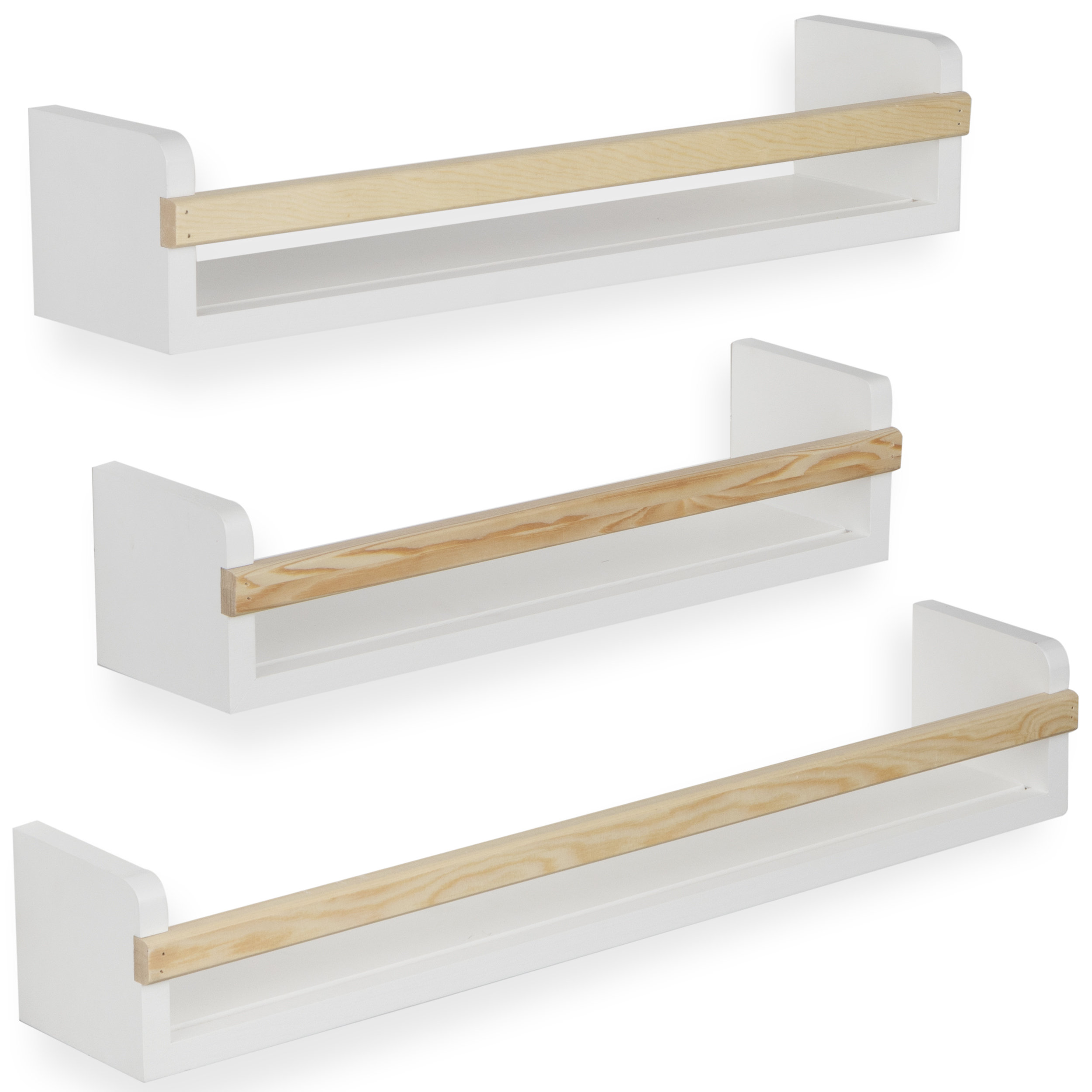 Harriet Bee Alaray 3 Piece Floating Shelf & Reviews - Wayfair Canada