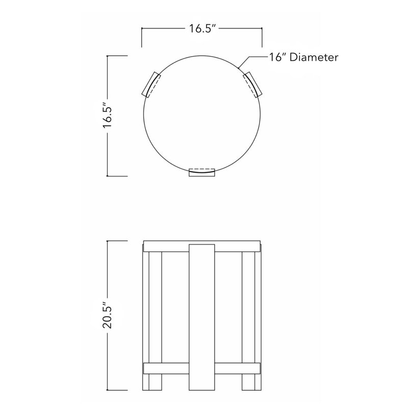 Rabbet McCollum Solid Wood Three Leg End Table with Storage | Wayfair