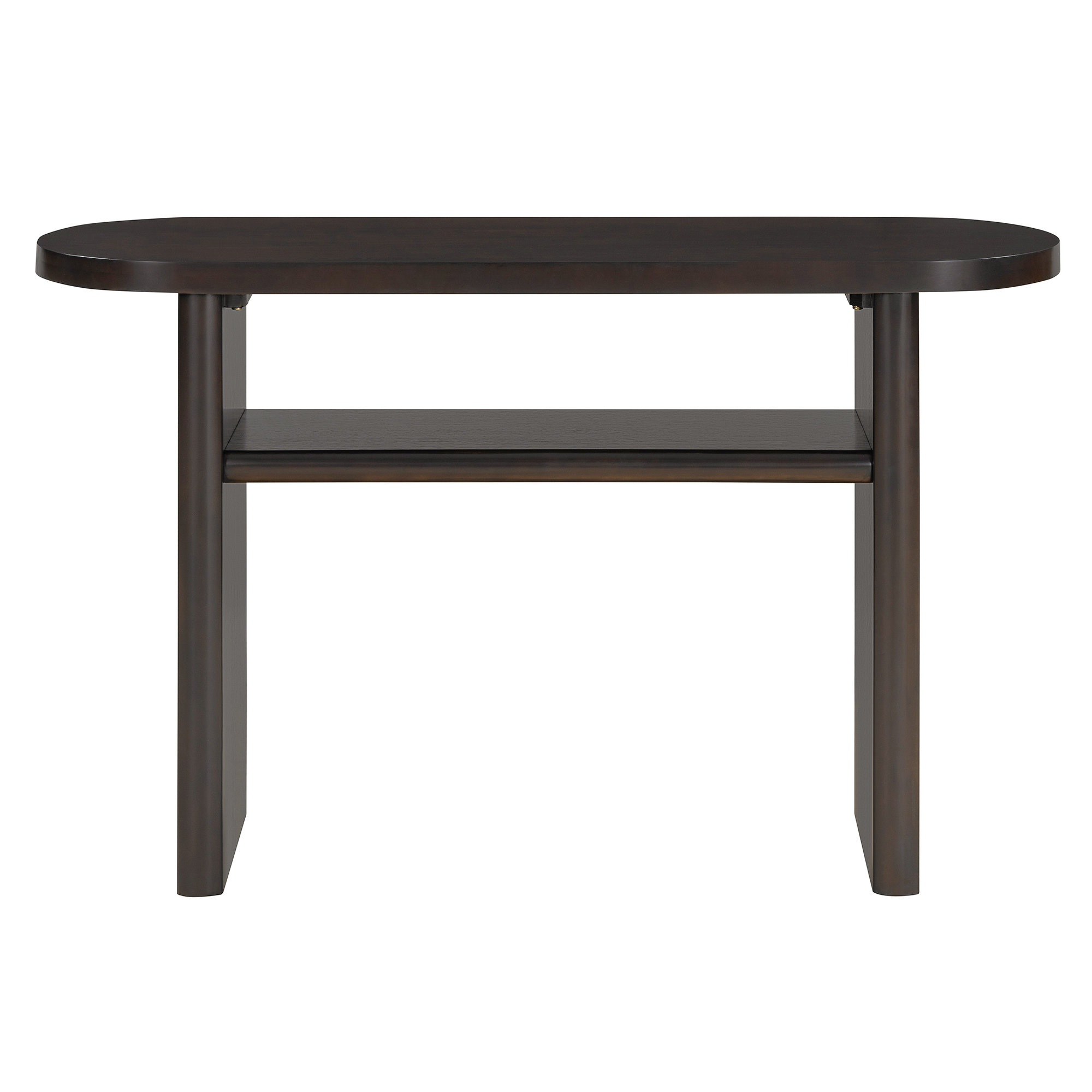 NFusion Modern Minimalist Console Table with Rounded Edges and Sturdy ...