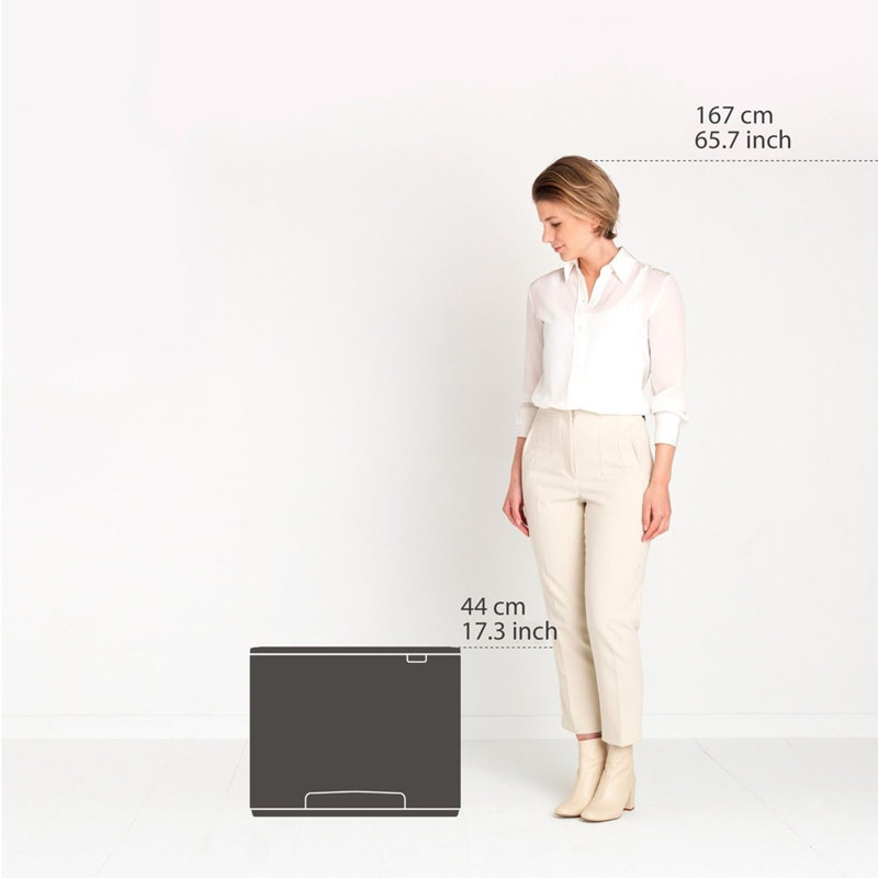 Brabantia Bo Step On Multi-Compartment Recycling Trash Can 3 x 3 Gallon ...