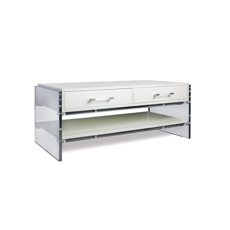 Belle Meade Signature Dakota Sled Coffee Table with Storage | Wayfair