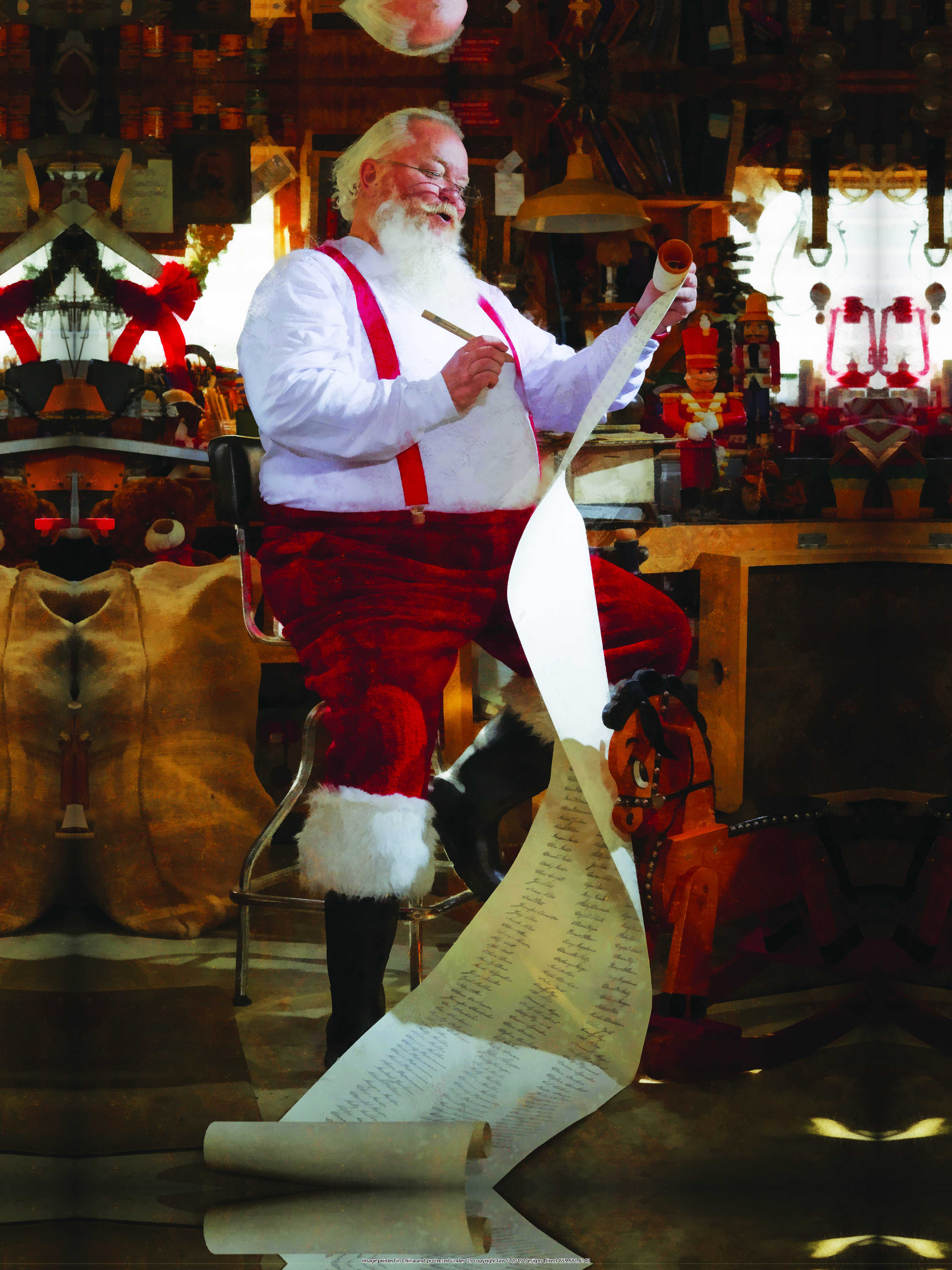 The Holiday Aisle® " Santa Checking His List " - Wayfair Canada