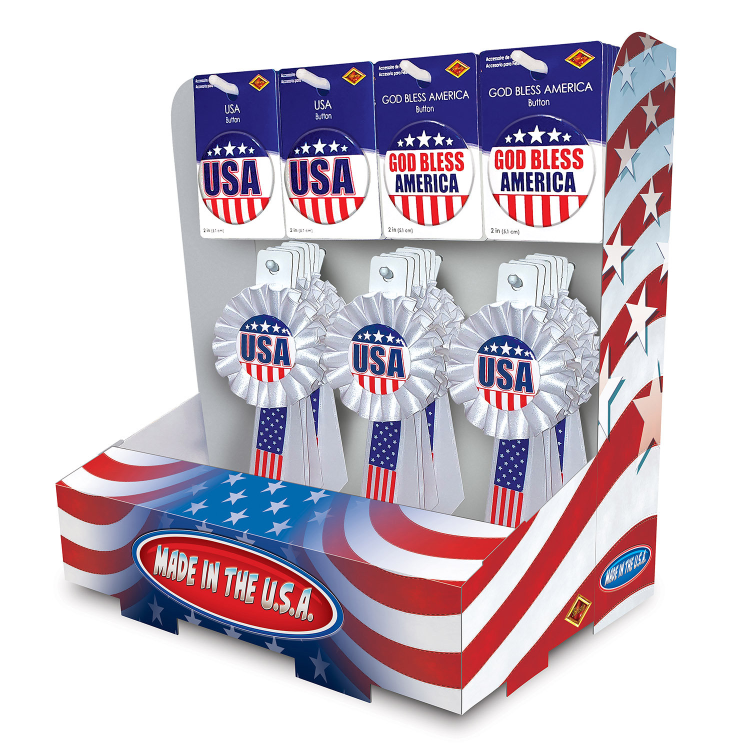The Party Aisle™ Patriotic Counter Display | Wayfair