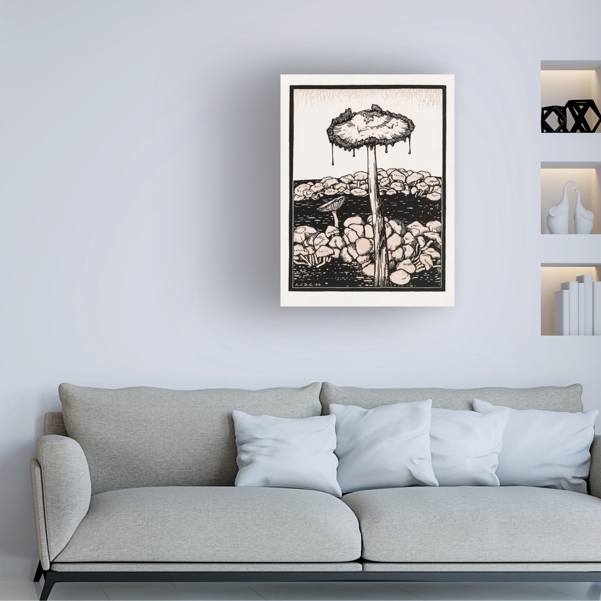 Winston Porter Dripping Mushroom 1916 | Wayfair