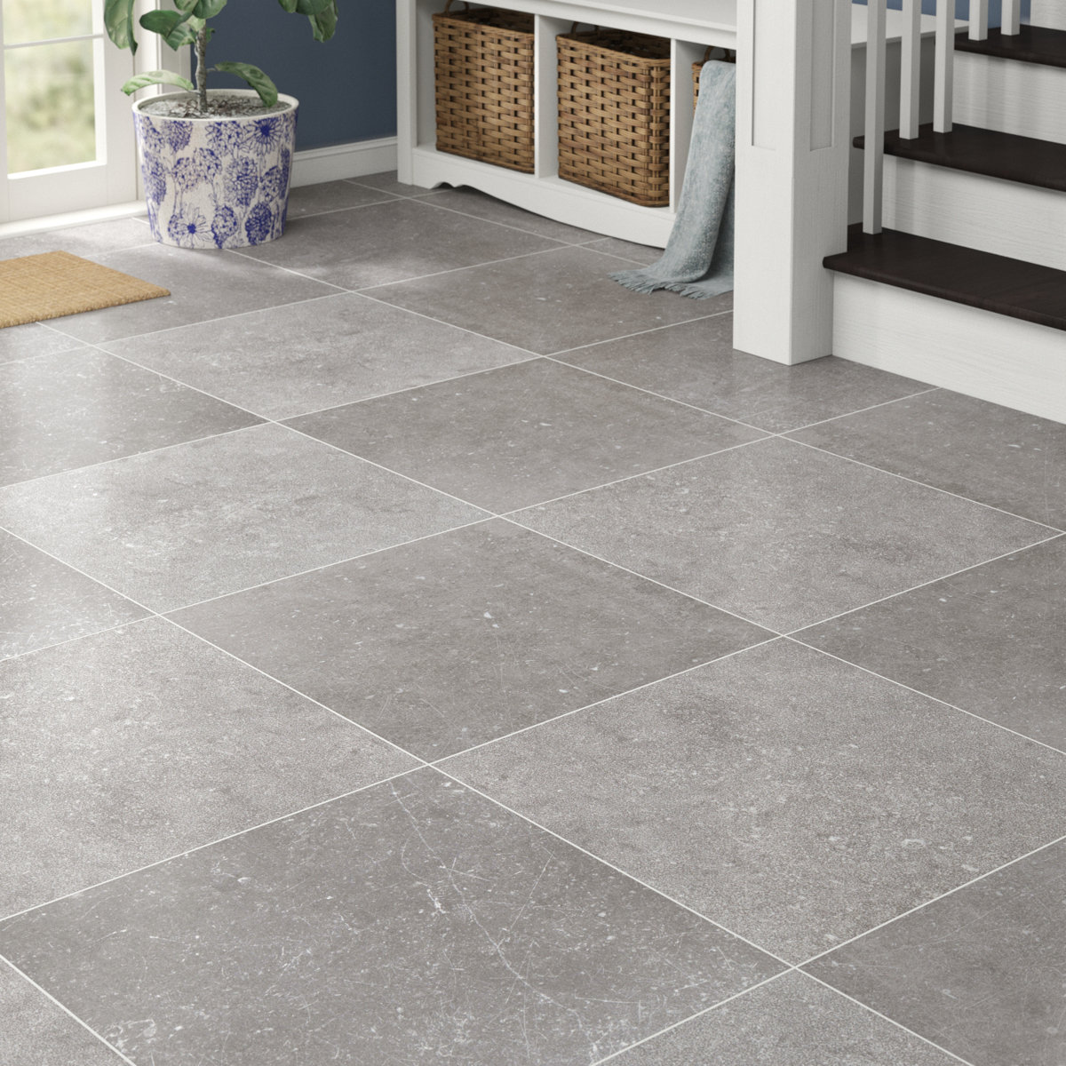 Bedrosians Blues 24" x 24" Porcelain Wall & Floor Tile - Wayfair Canada