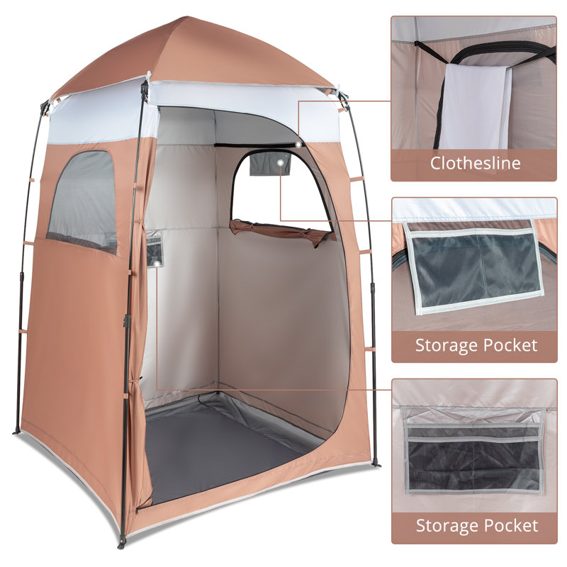 Winado Roomy Privacy Tent with Carry Bag for Toilet Shower | Wayfair