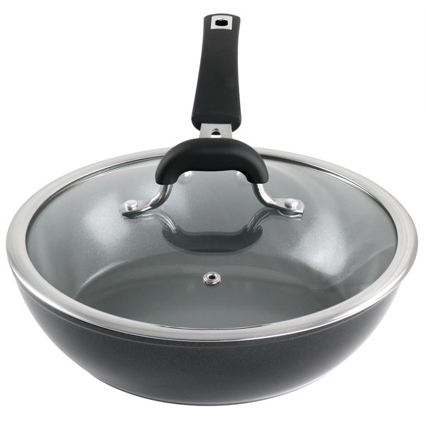 Kenmore 3.5 Quarts qt. Non-Stick Aluminum Saute Pan with Lid | Wayfair