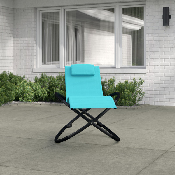 Arlmont & Co. Vivere Orbital Rocking Lounger Made with Premium Outdoor ...