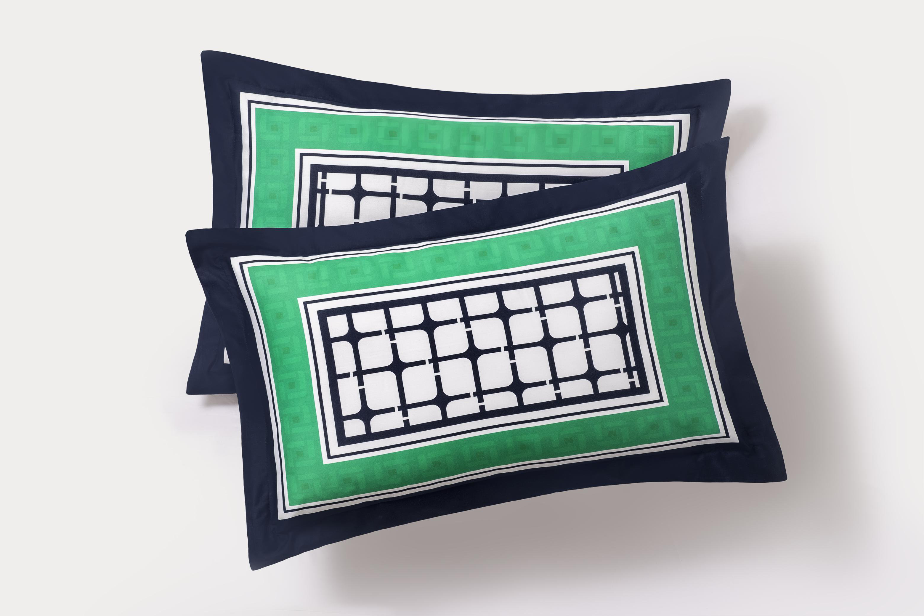 Brooks Brothers Framed Print 2 Piece 100% Cotton Guest Room Sham Case ...