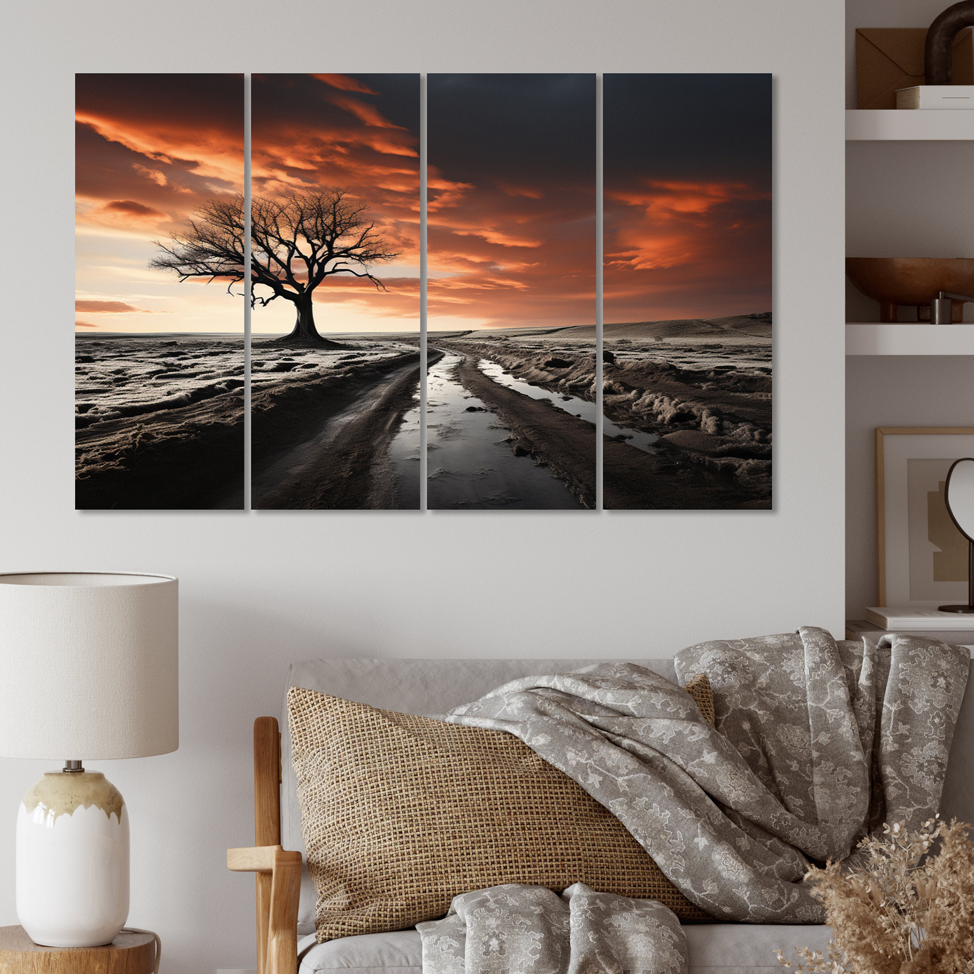 Ebern Designs Sky Photo Dreams Of Infinitive Road II - Landscapes Trees ...