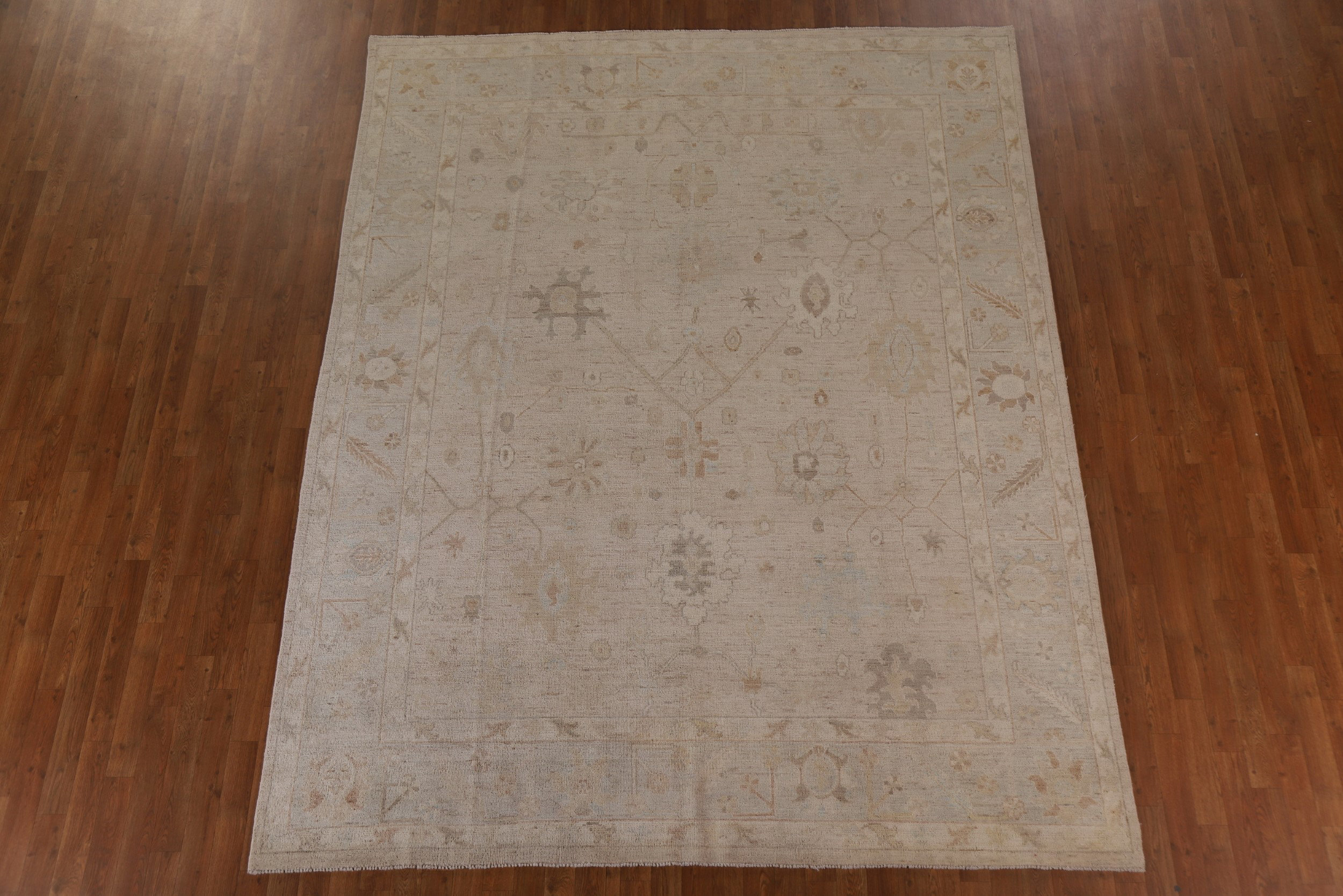 Rug Source Outlet Vegetable Dye One-of-a-Kind Floral Hand-Knotted ...