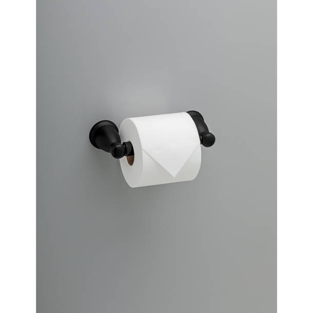 Delta Esato Wall Mount Spring-Loaded Toilet Paper Holder Bath Hardware ...