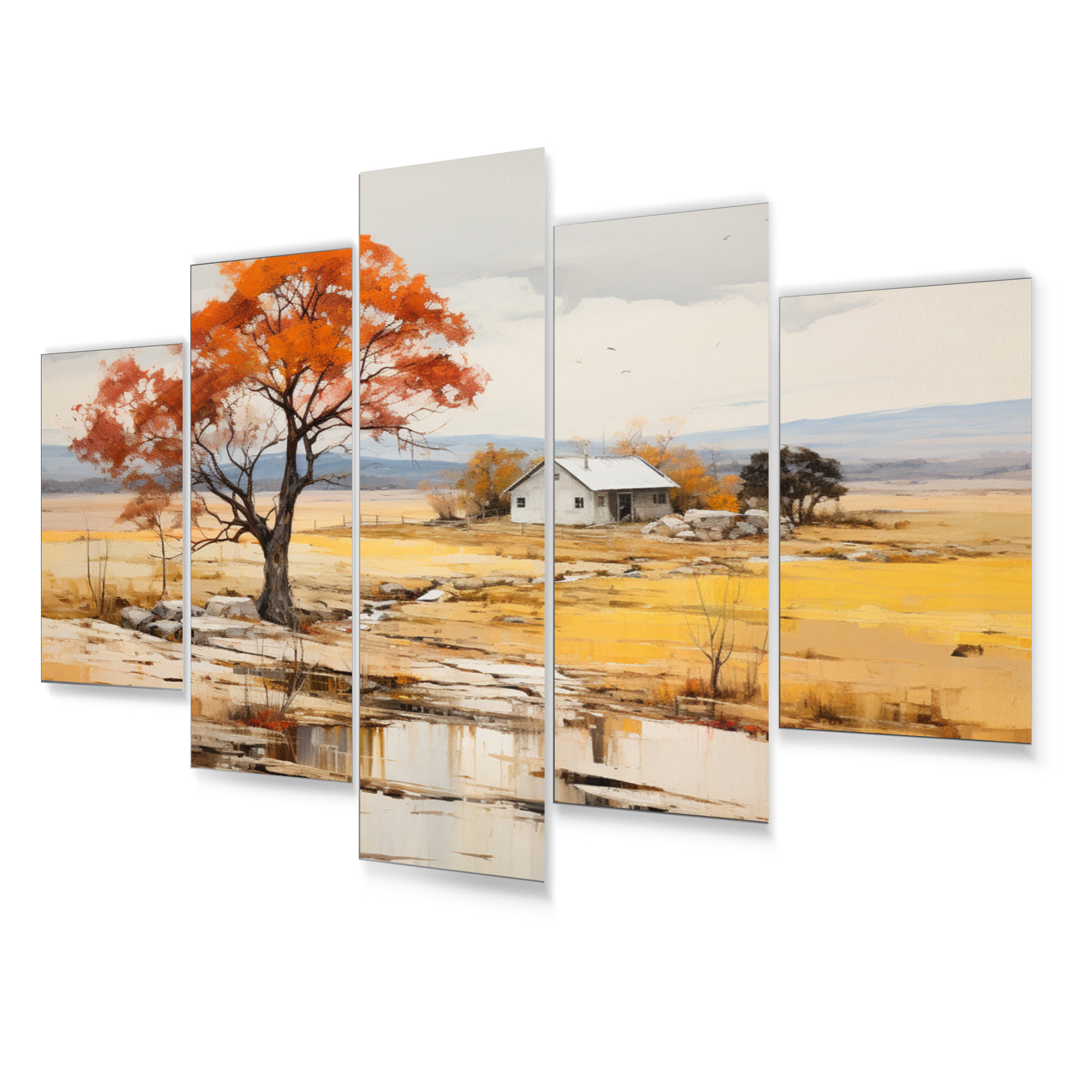 Laurel Foundry Modern Farmhouse® Farm Autumn Hues Landscape I ...