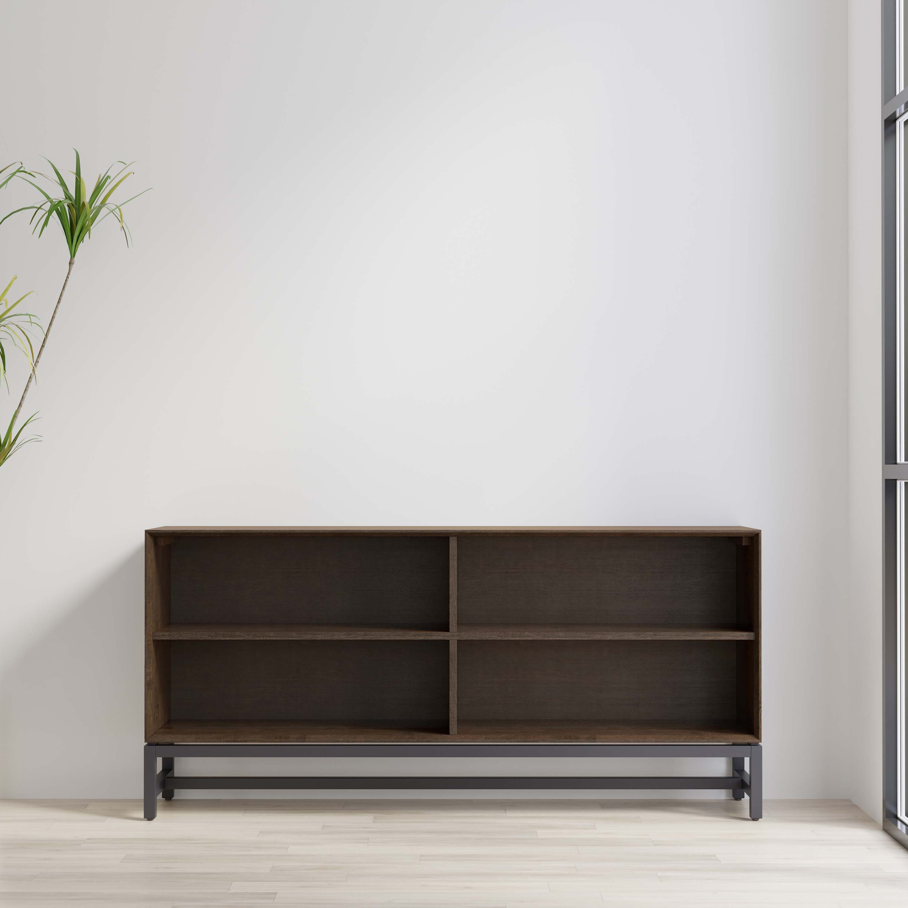 Hokku Designs Banting Low Wide Bookcase | Wayfair