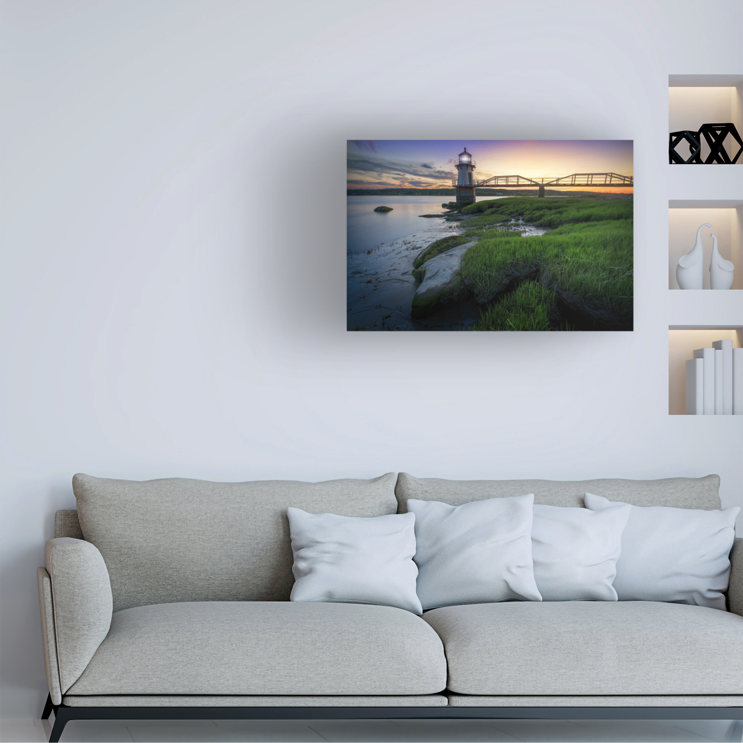 Dakota Fields Wrapped Canvas Wall Art - Rick Berk 'Doubling Point at ...