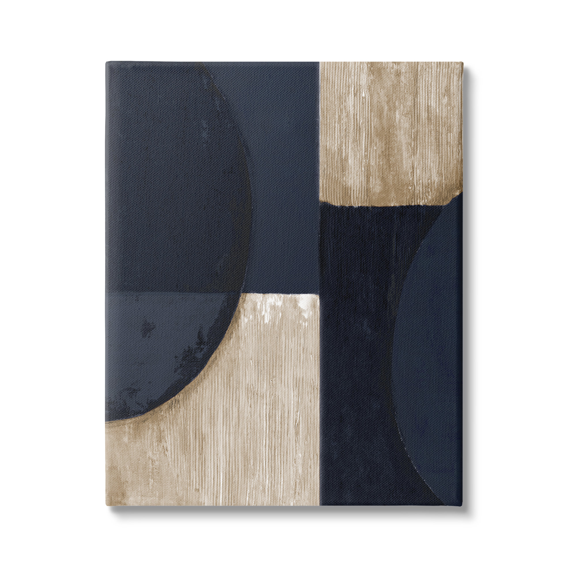 Wrought Studio™ Wrought Studio Contemporary Dark Shapes Canvas Wall Art ...