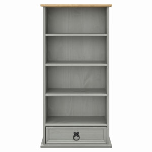 Winston Porter Wood Bookcase With 1 Drawer Corona Gray | Winston Porter ...