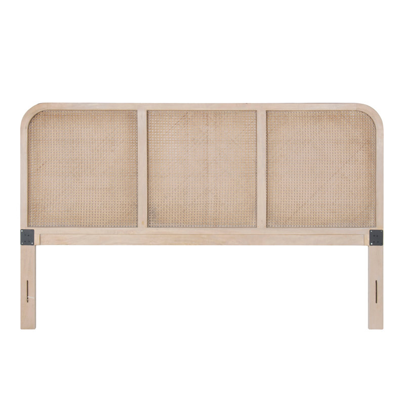 Birch Lane™ Boone Solid Wood and Cane Headboard & Reviews | Wayfair