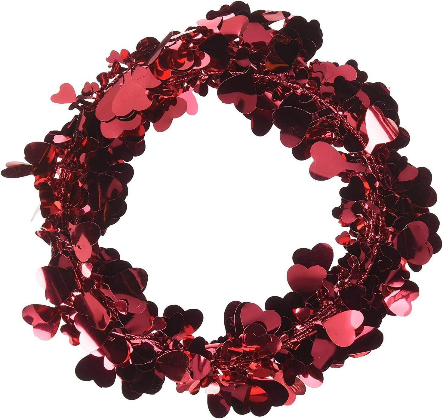The Holiday Aisle® Valentines Heart Garland, Heart Shape Wire Garland ...