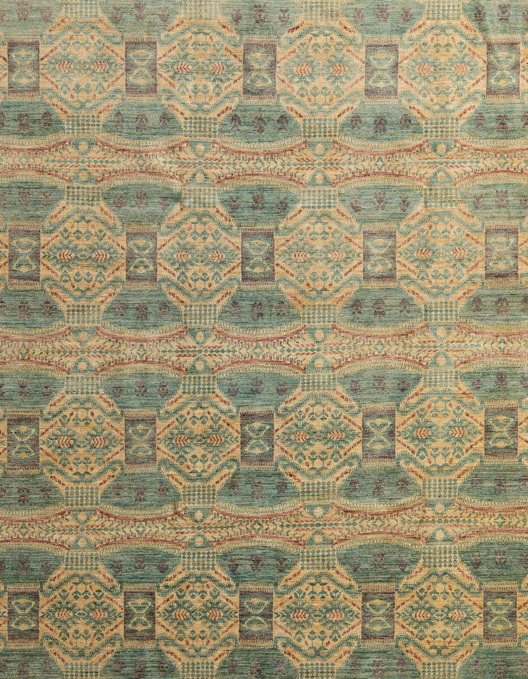Bungalow Rose Moroccan Brown/Green Area Rug | Wayfair