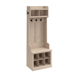 Laurel Foundry Modern Farmhouse Kierra Hall Tree 24.5'' Wide with Bench ...
