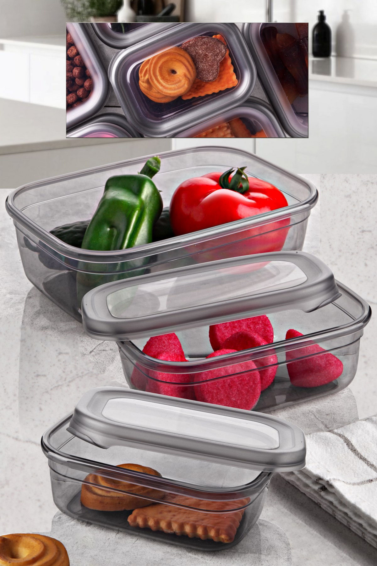 East Urban Home 3 Container Food Storage Set | Wayfair
