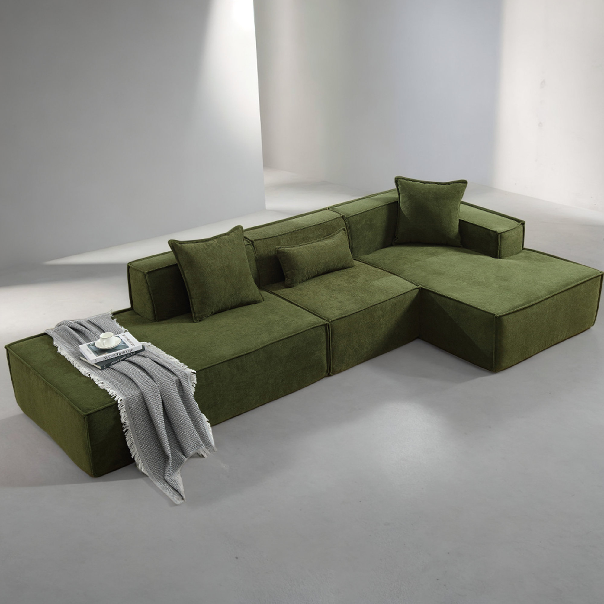 Latitude Run® Modular Combination Living Room Sofa Set, Modern ...