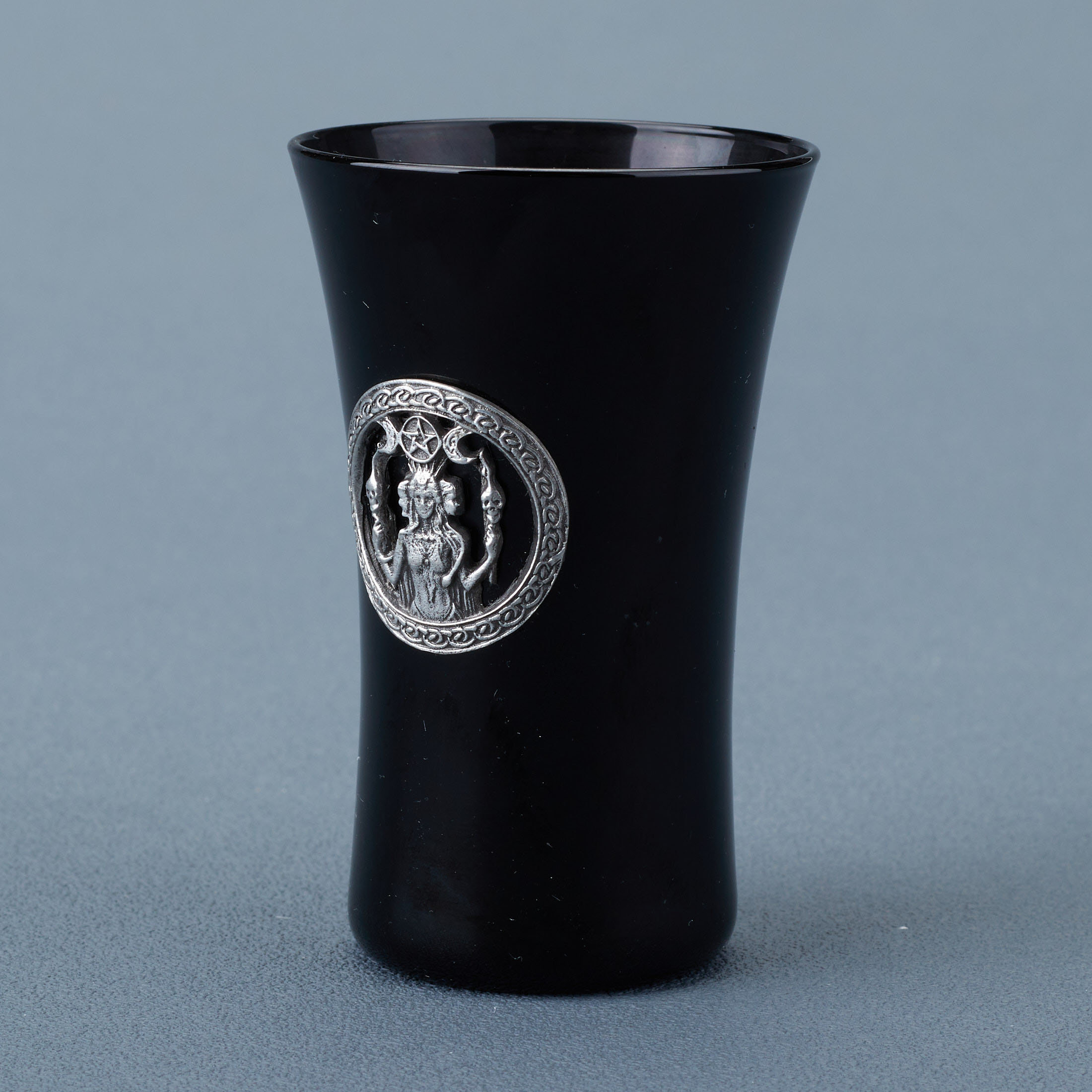 Dakota Fields 3.36 inches H Dark Purple and sliver Triple Moon Goddess ...