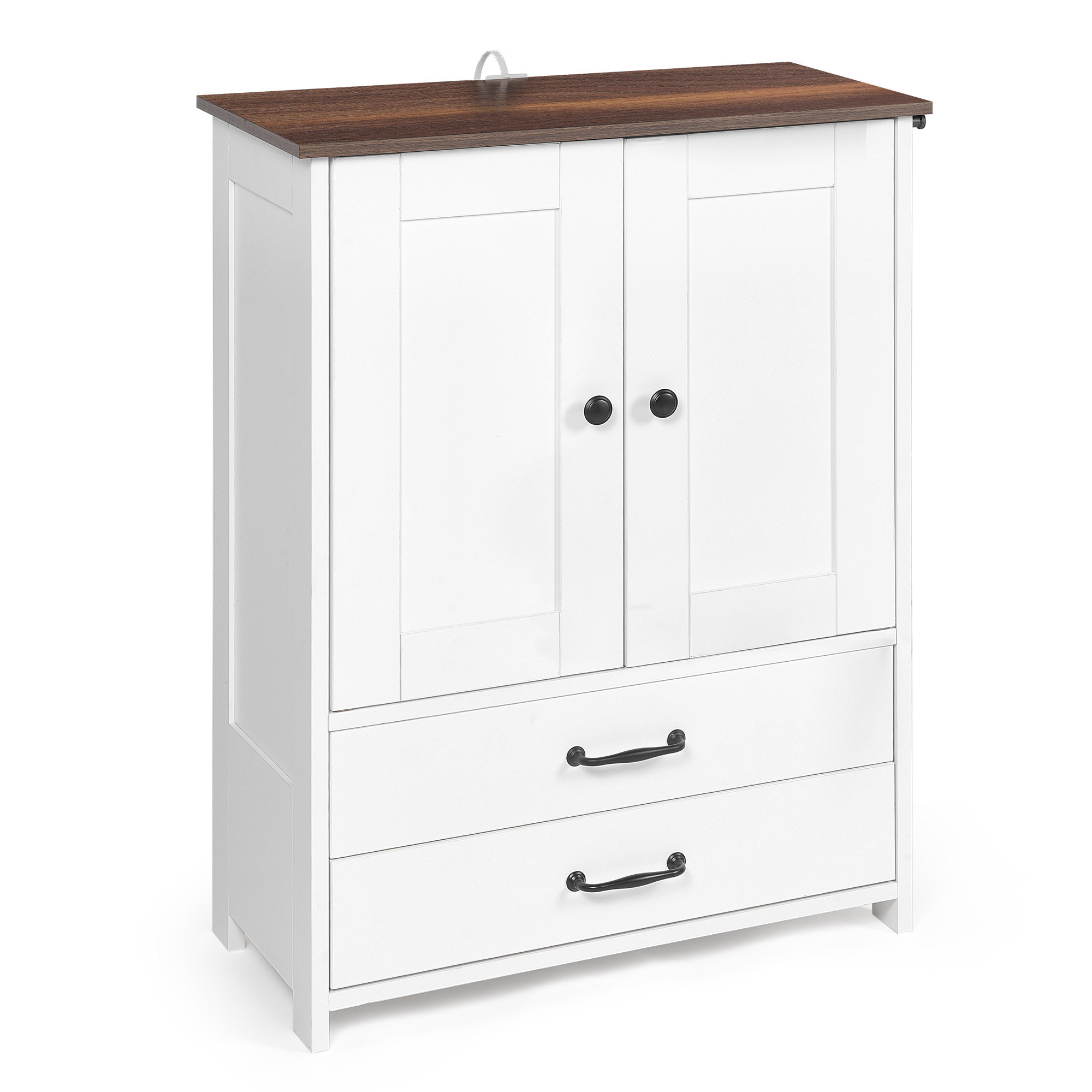 Fuzzy Muffs Dog feeding station, double door locker with 2 adjustable ...