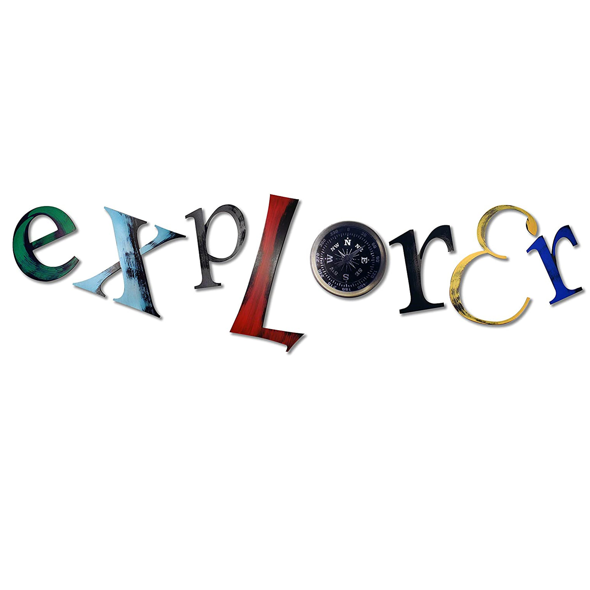 Letter2Word Explorer Wall Décor & Reviews | Wayfair