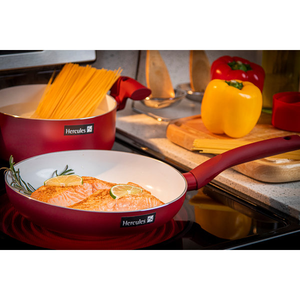 Hercules Mundial Hercules Nonstick Cookware Pots, Pans And Fry Pan Set ...