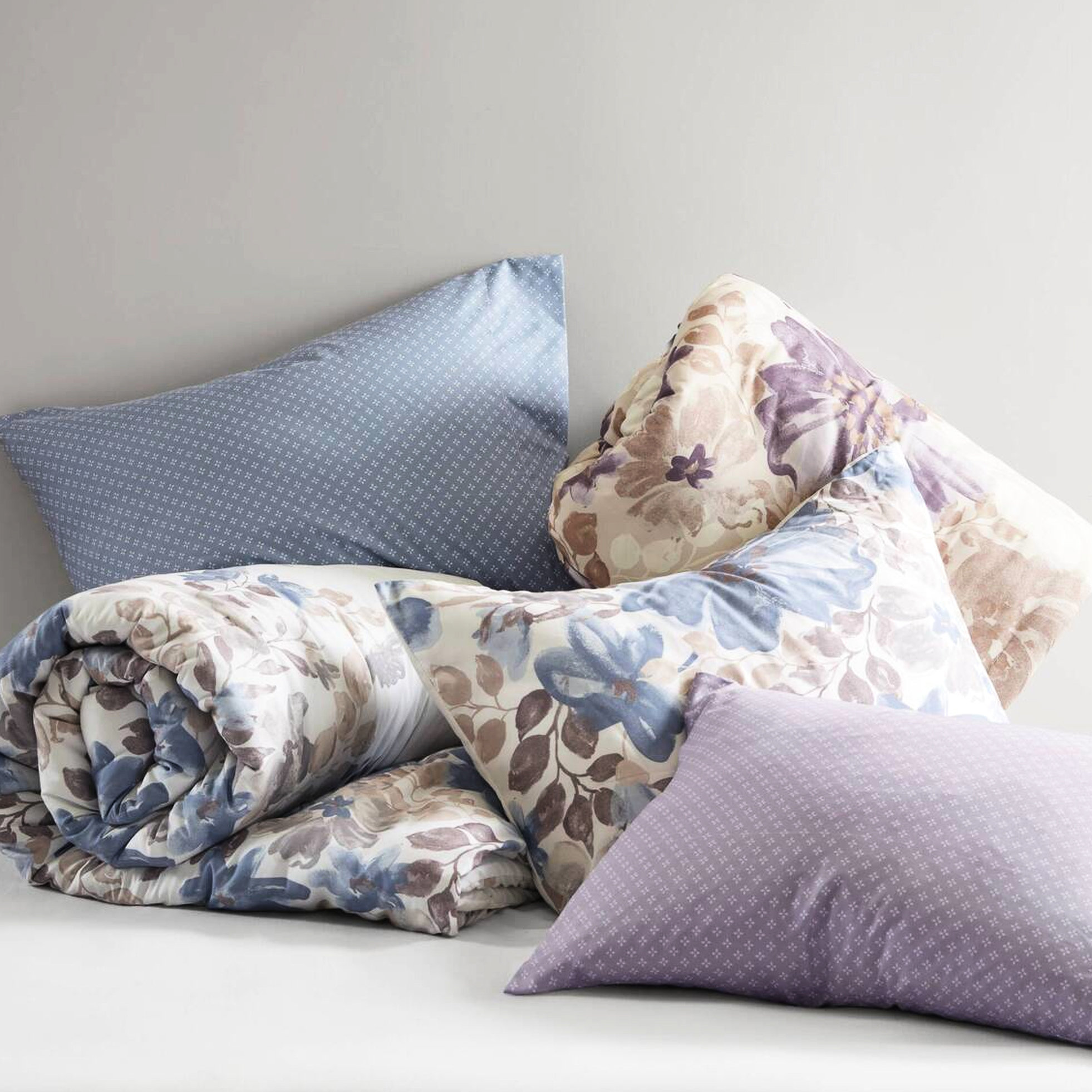 Banior Full Blue Floral Comforter , 100% , Up To 16" Mattress Fit ...