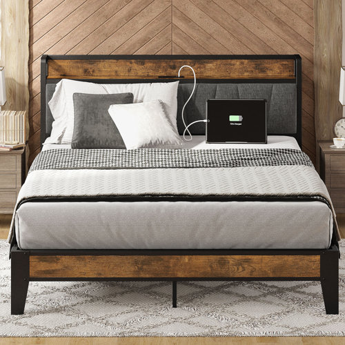 Heavy Duty / Squeak Resistant Bed Frames You'll Love | Wayfair