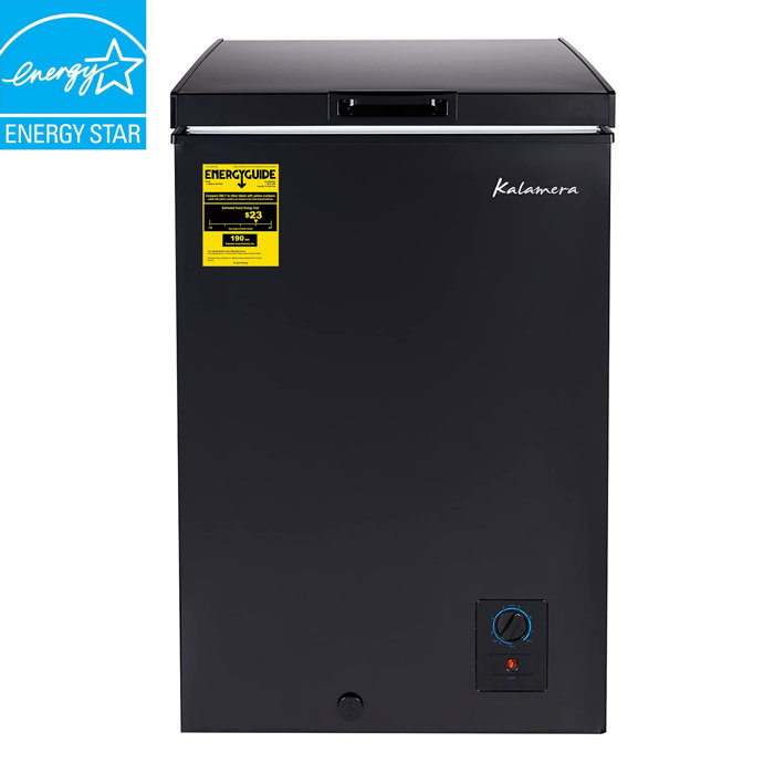 Kalamera 3.5 Cubic Feet Garage Ready Chest Freezer with Adjustable ...