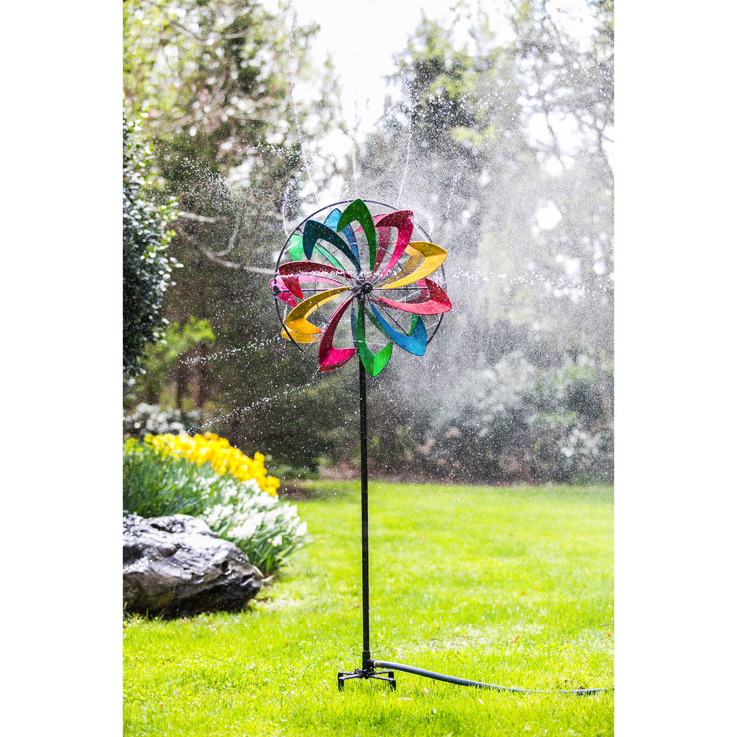 Latitude Run® Kattan Multicolor Hydro Wind Spinner - Wayfair Canada