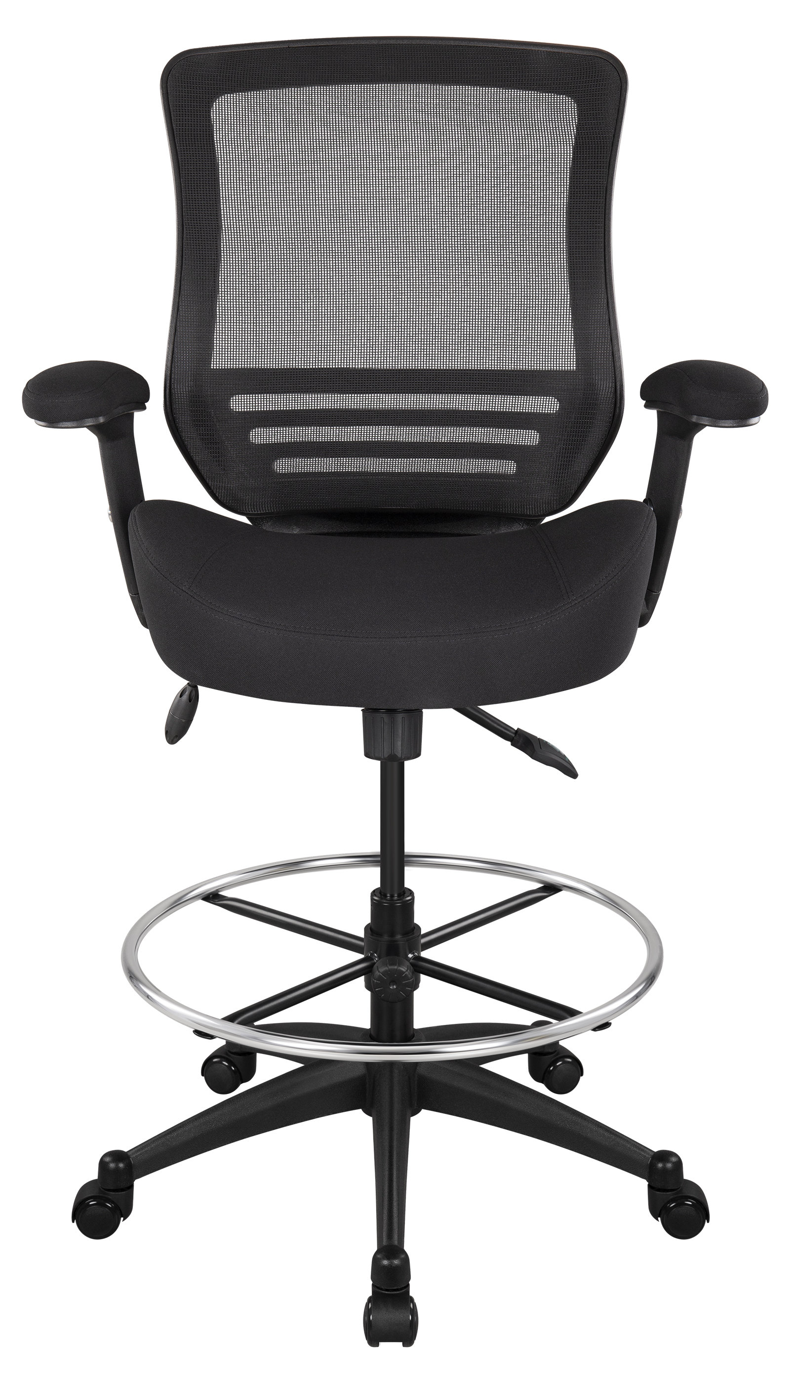 Inbox Zero Kanisa Mesh Ergonomic Standing Desk Chair Drafting Chair ...