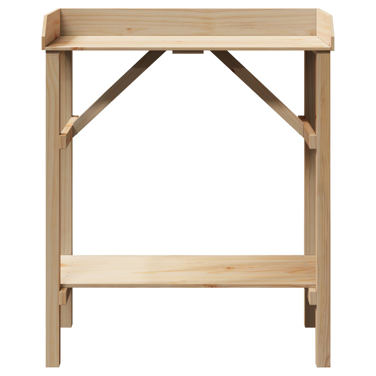Red Barrel Studio® Garden Potting Table 75X40x90 Cm Solid Wood Pine ...
