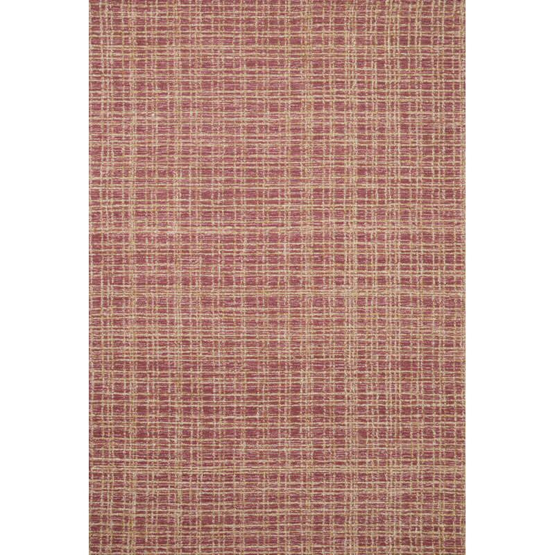 Chris Loves Julia x Loloi Polly Checkered Berry/Natural Area Rug ...