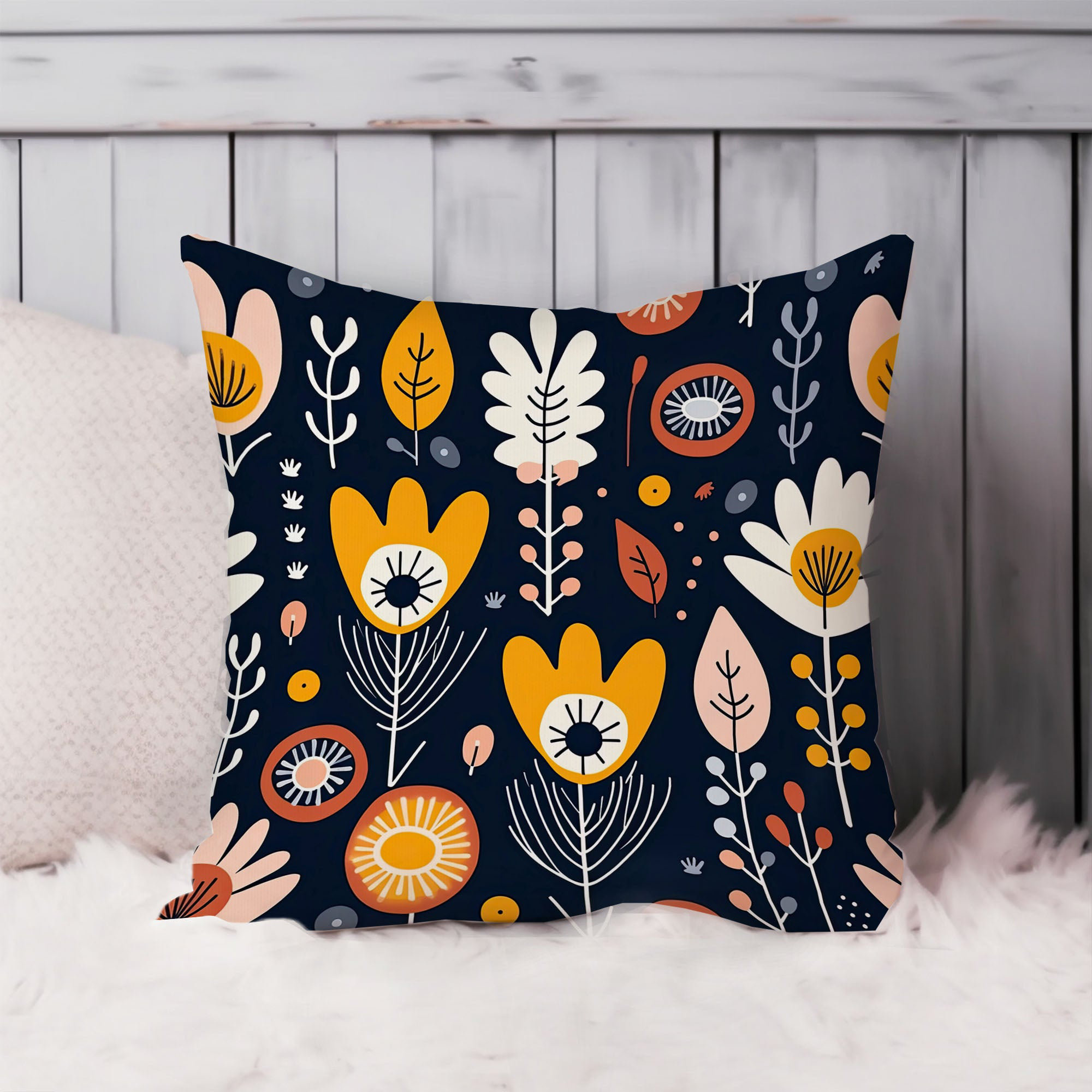 Ethan Taylor Botanical Scandinavian Flower Pattern III | Wayfair