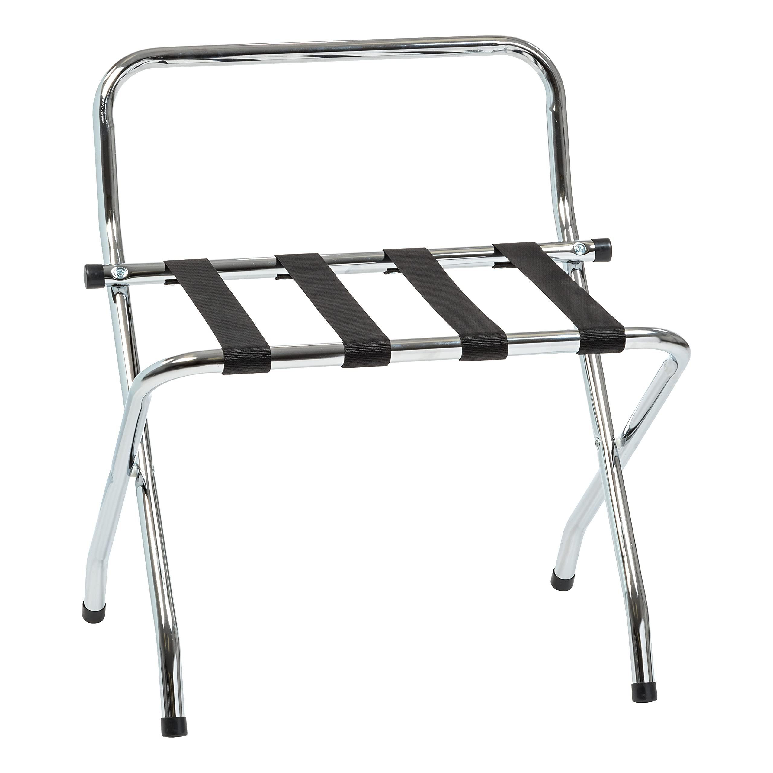 COOREL Steel Folding Foldable Luggage Rack Suitcase Stand Shelf With ...
