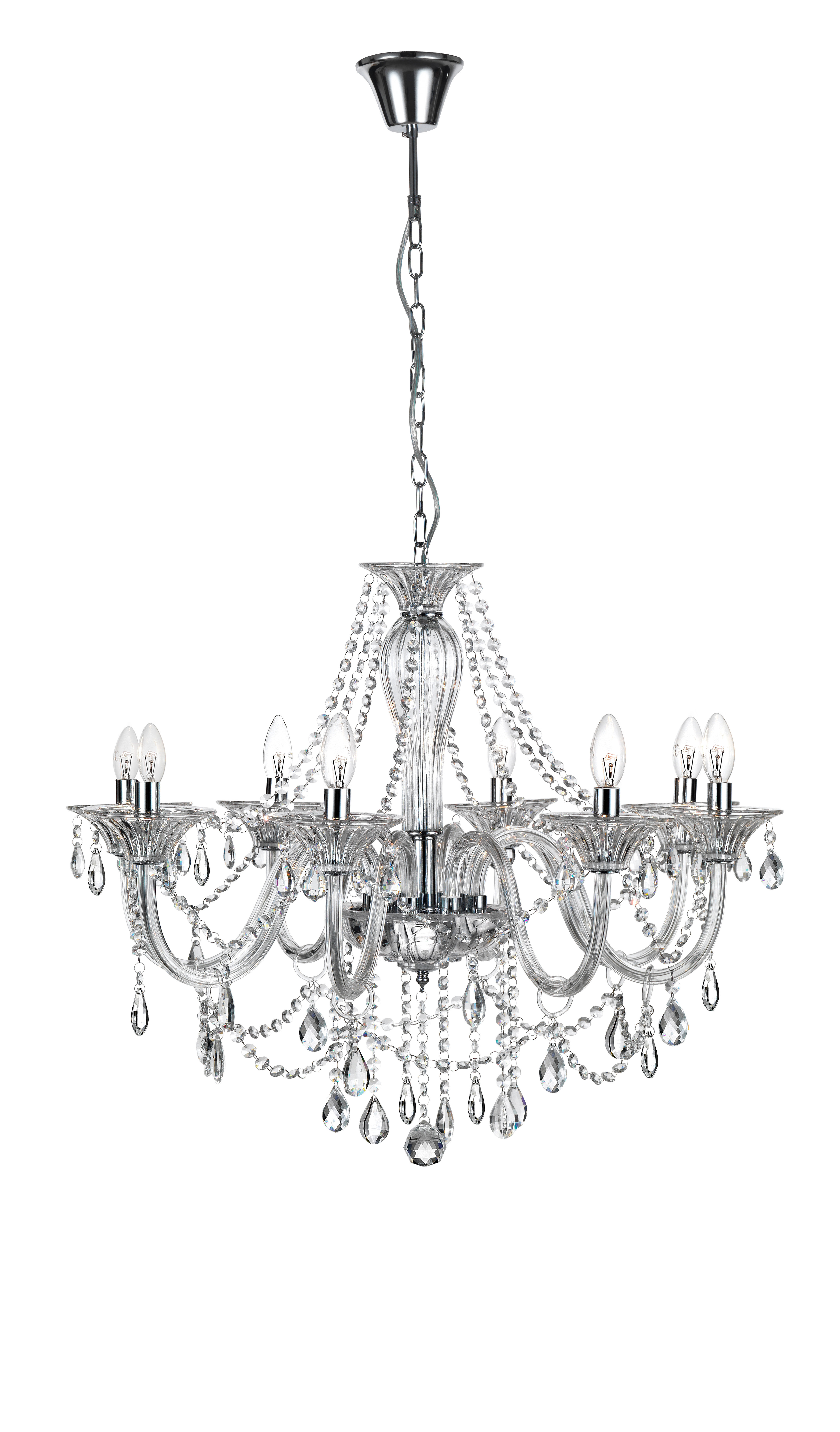 Nova Luce 8-Light Candle Style Chandelier | Wayfair.co.uk
