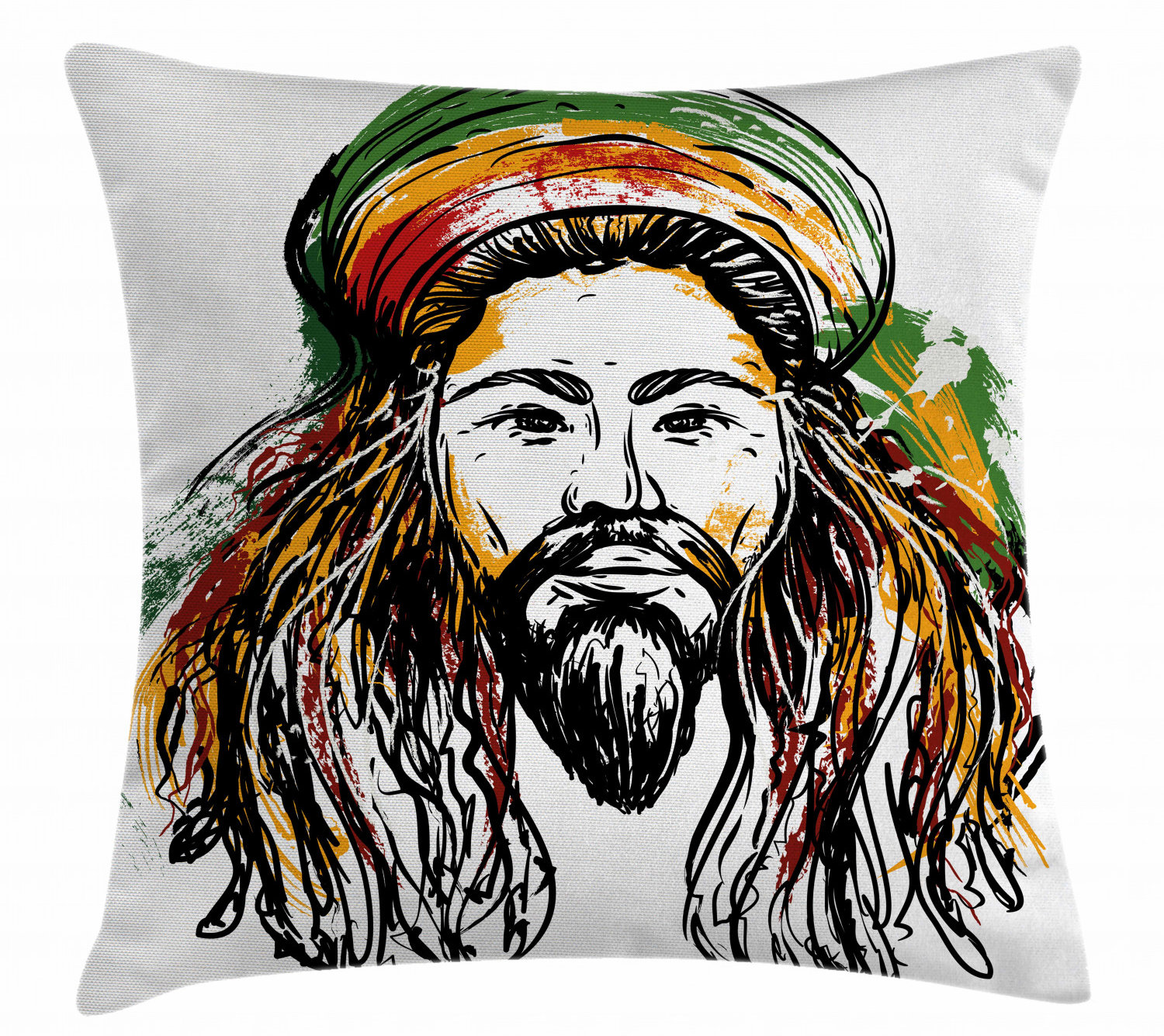 Ambesonne Rasta Indoor / Outdoor 28" Throw Pillow Cover | Wayfair