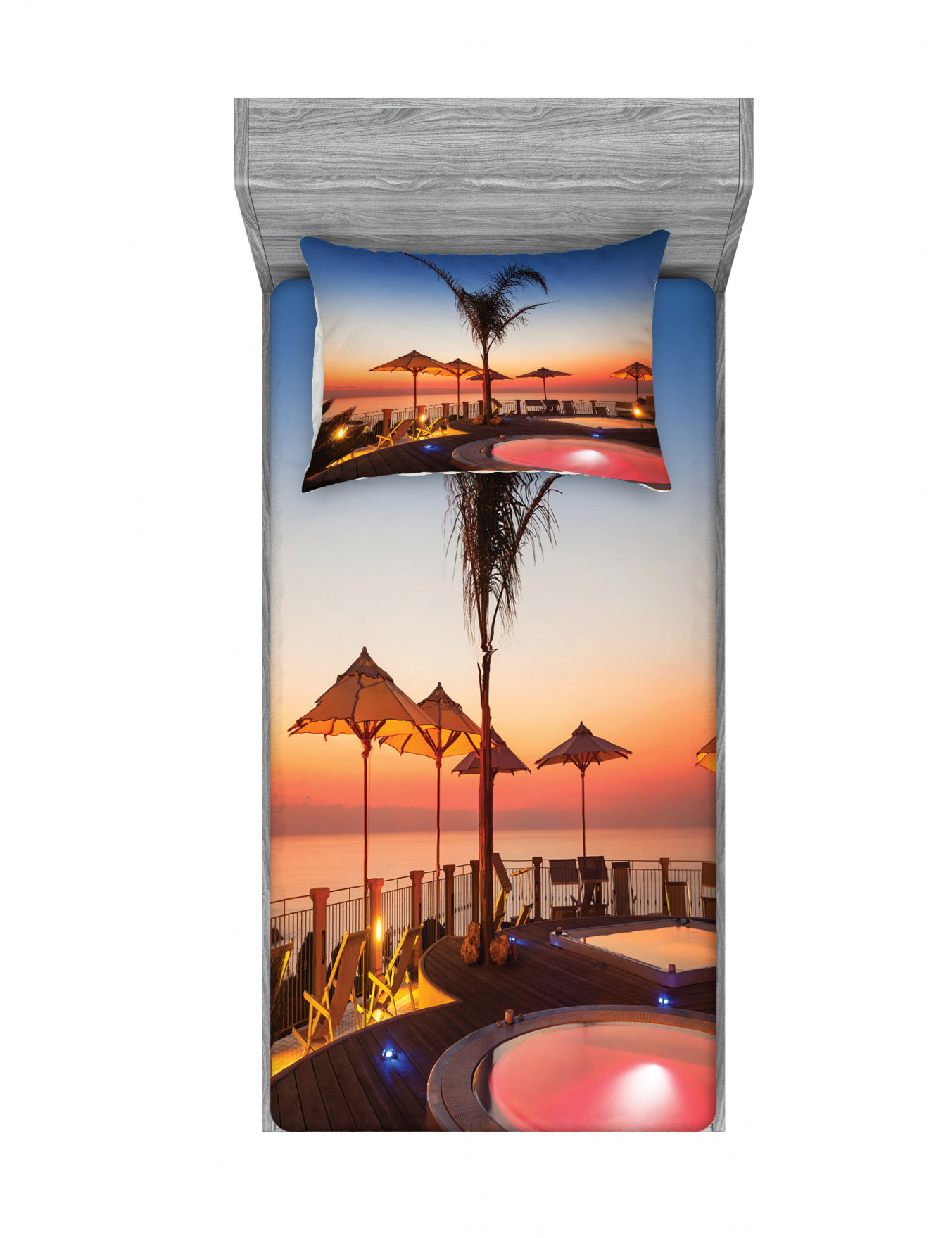 Ambesonne Landscape Sheet Set | Wayfair