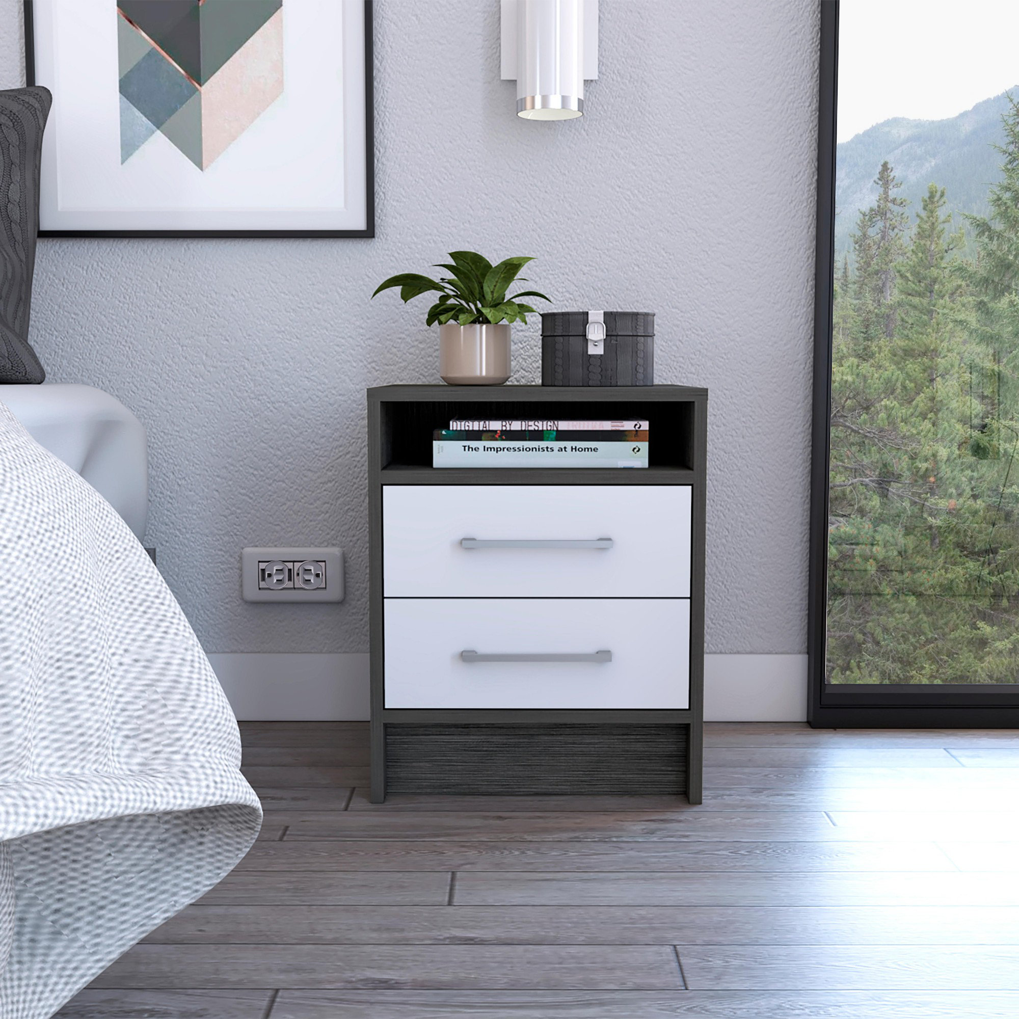 Red Barrel Studio Modern Minimalist Nightstand - Wayfair Canada