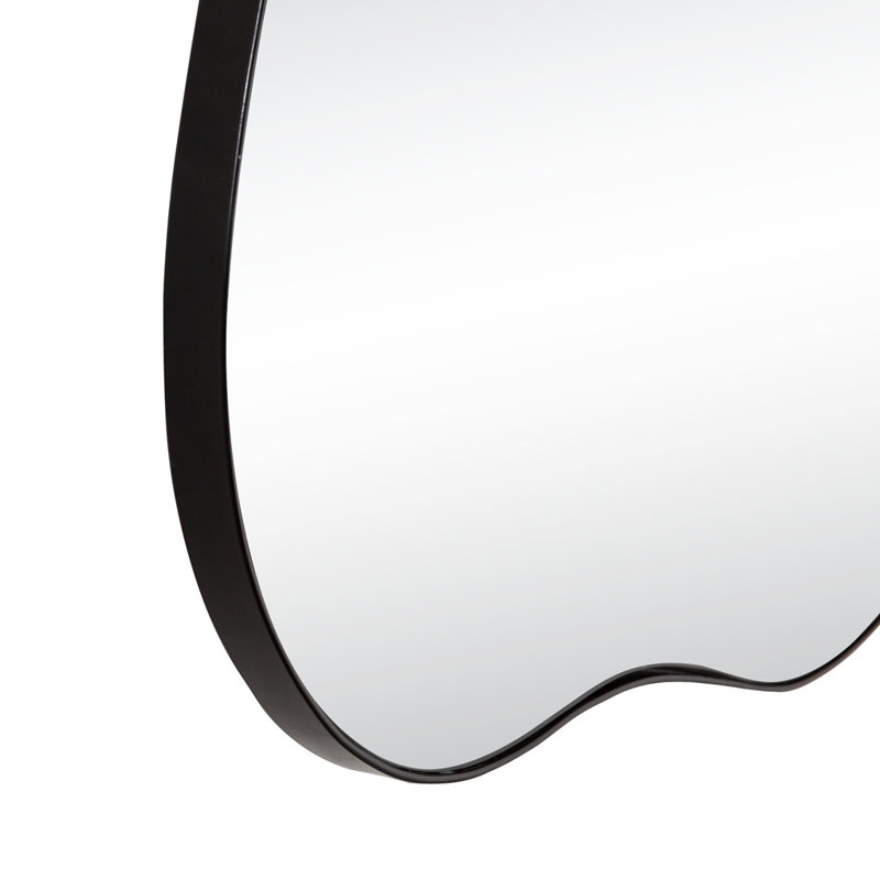 Ivy Bronx Irregular Cloud-Shaped Metal Accent Wall Mirror | Wayfair