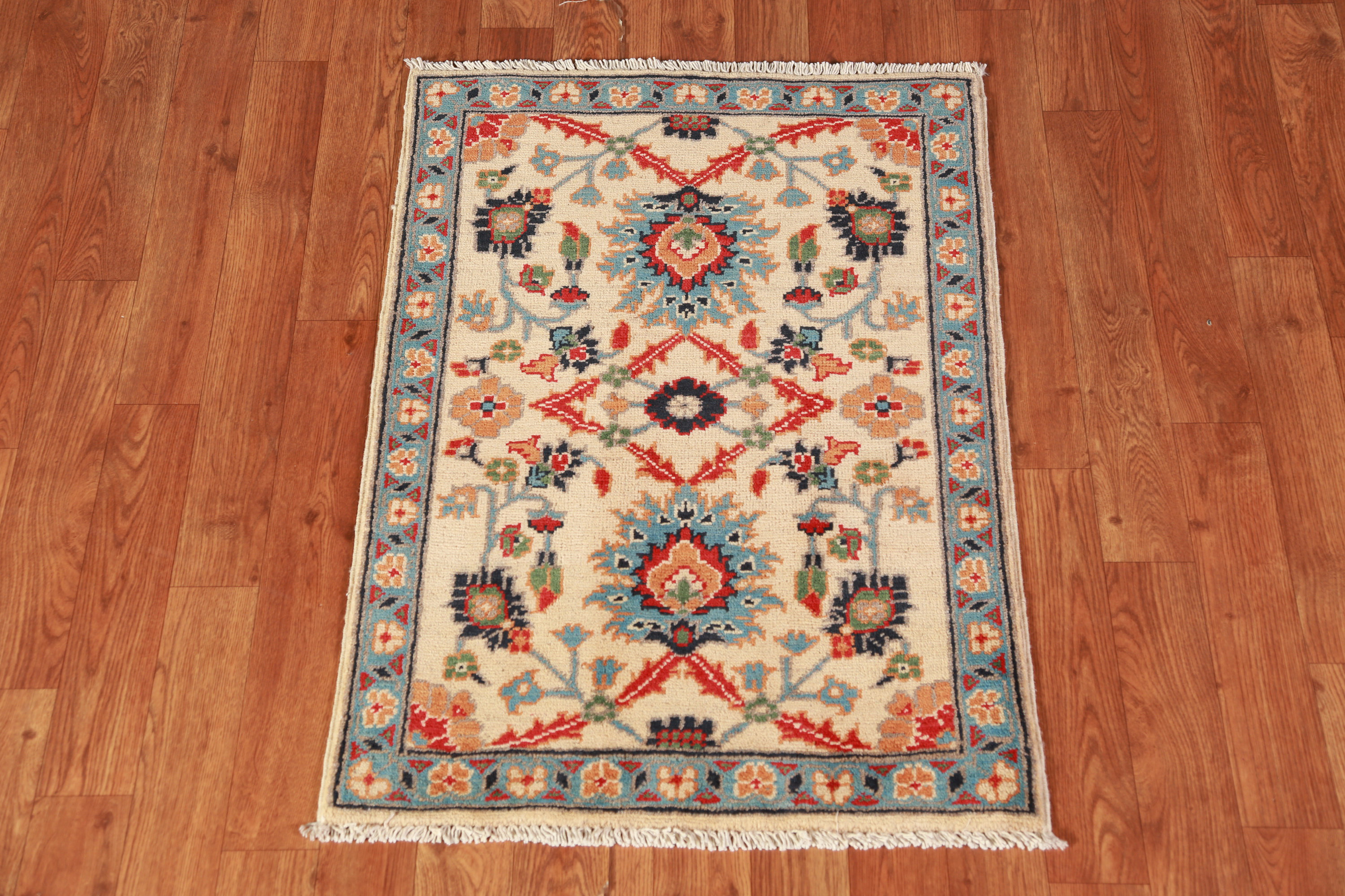 Bungalow Rose Traditional Kazak Oriental Foyer Rug 2x3 | Wayfair