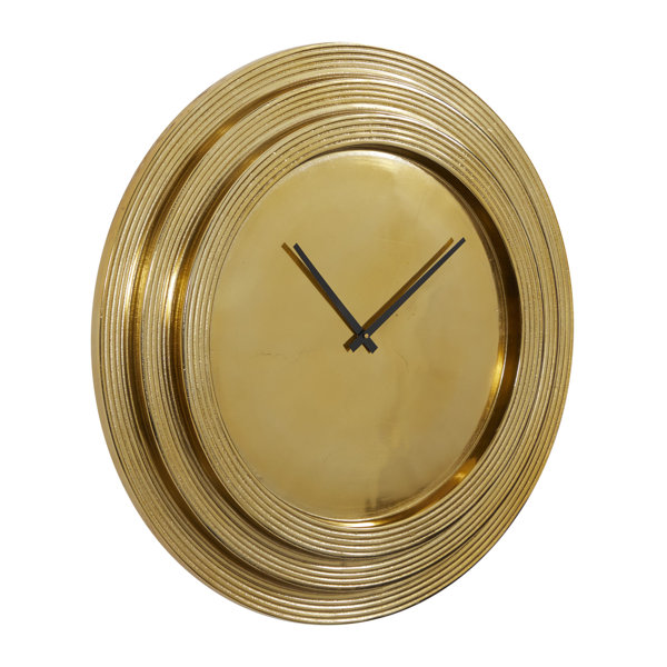 Mercer41 Aluminum Metal Decorative Wall Clock & Reviews | Wayfair
